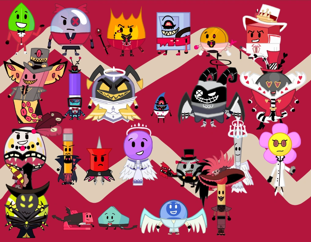 BFB as Hazbin Hotel I made months back | Fandom