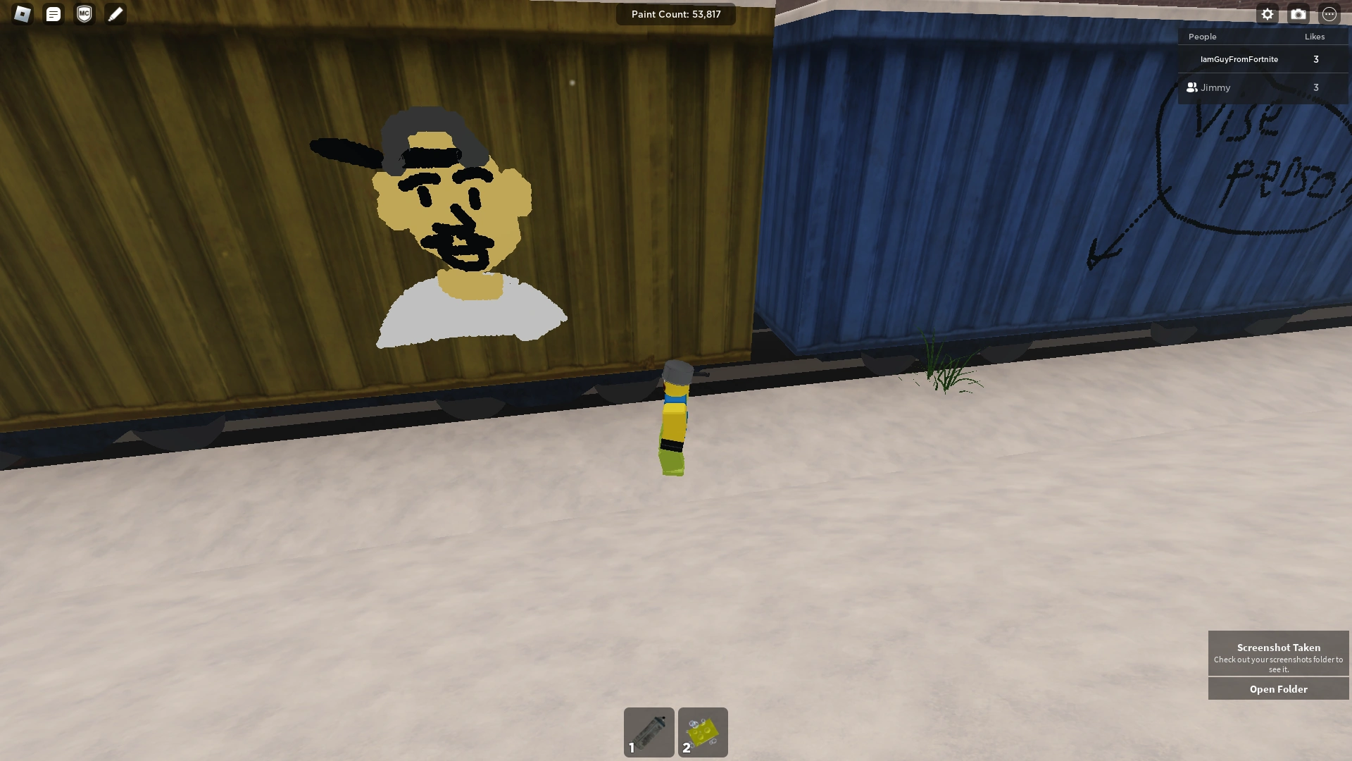 do i drew crypto luigi from roblox spray paint | Fandom