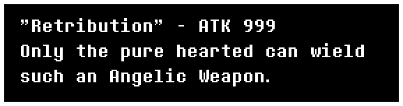 Undertale Stats for “Retribution” | Fandom