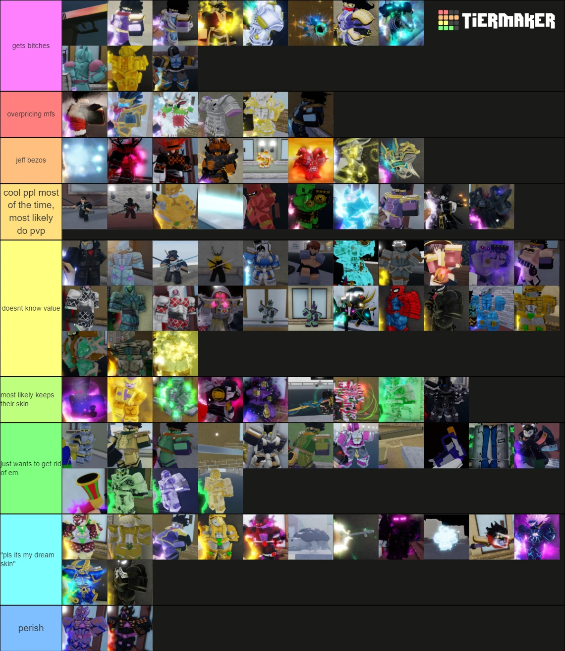 random tier list | Fandom