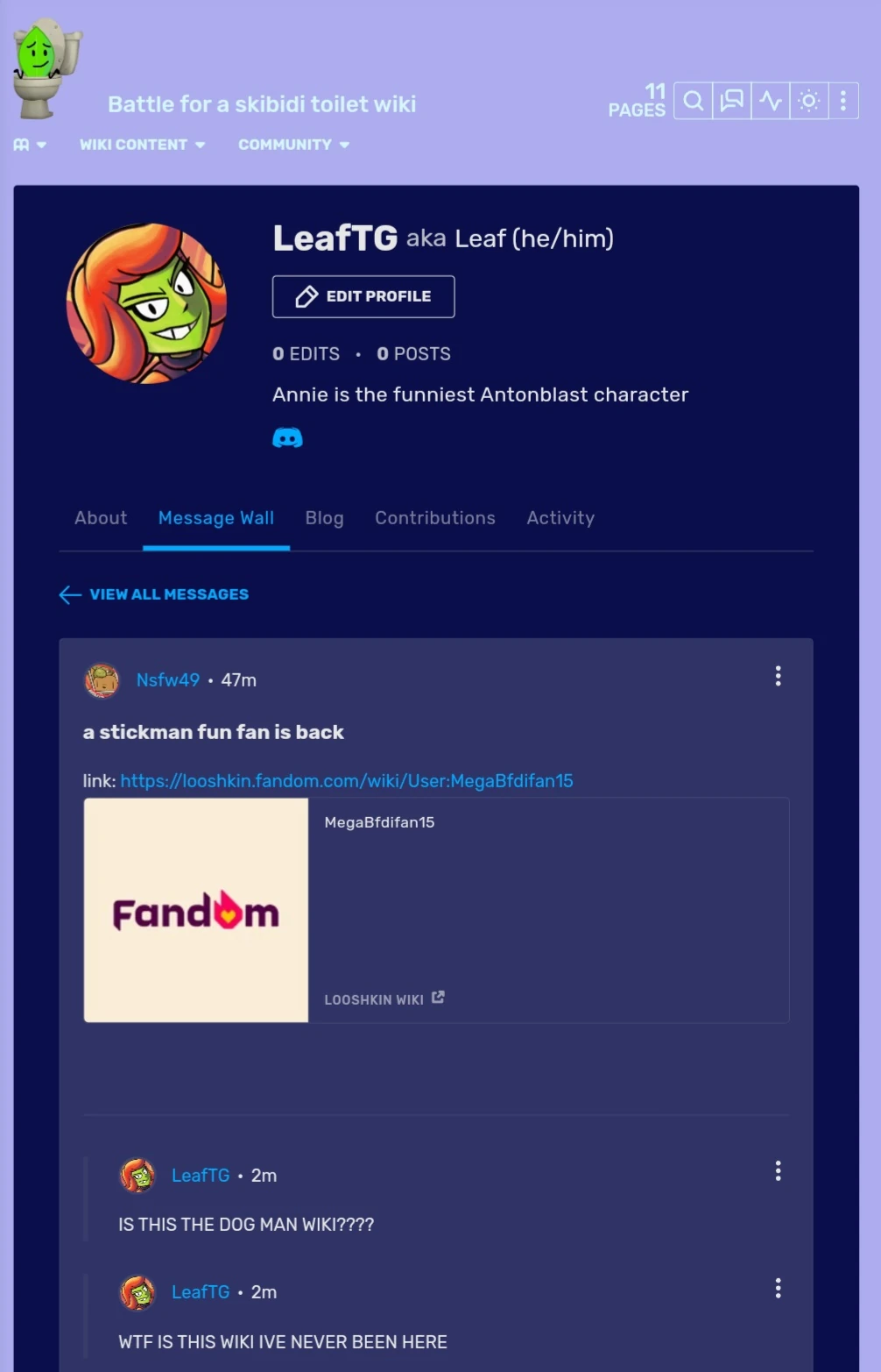 A stickman fun fan is back. | Fandom