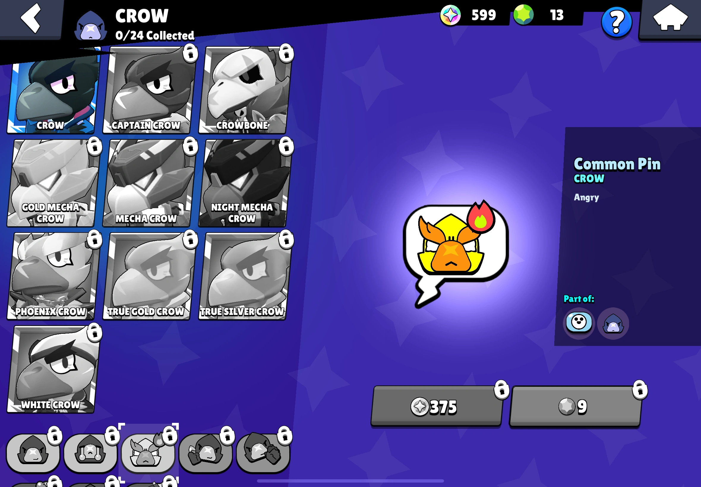 Ummmm why is the crow angry pin the PHOENIX Angry Crow pin? | Fandom