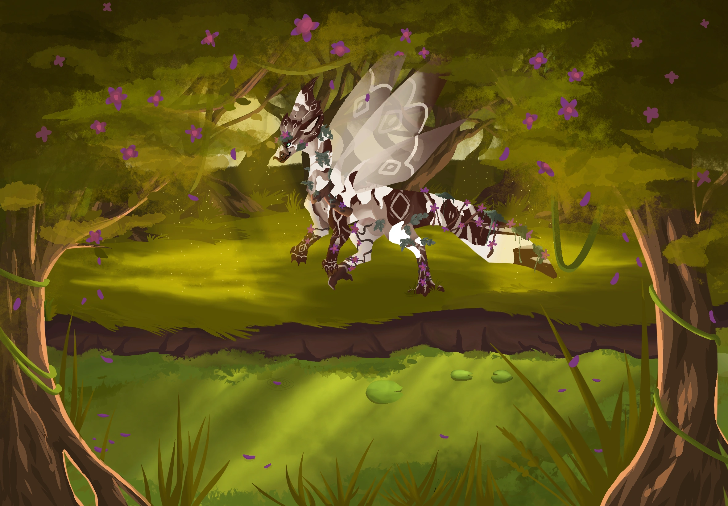 May repost later, swampy art scenery for an ota payment! | Fandom