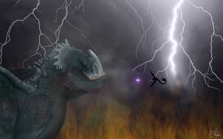 Red Death vs Toothless | Fandom