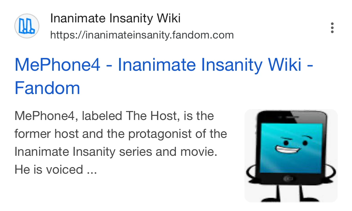 Which ever BFDI/TPOT character that acts like me is going to be my ...