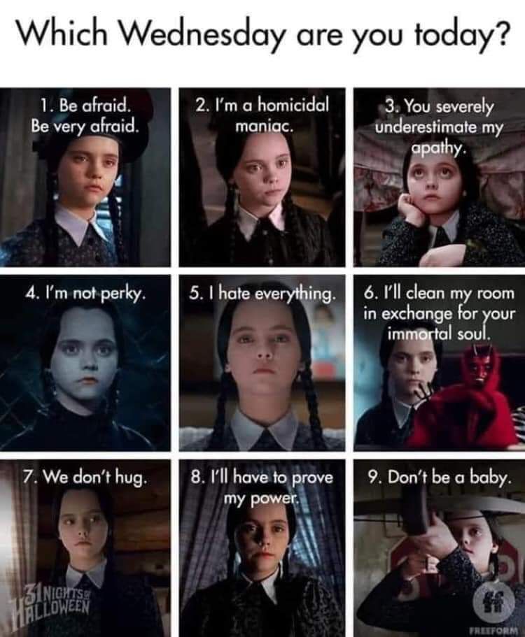 Wednesday Is A Mood Fandom