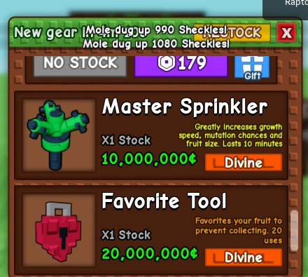 Master sprinkler in stock | Fandom
