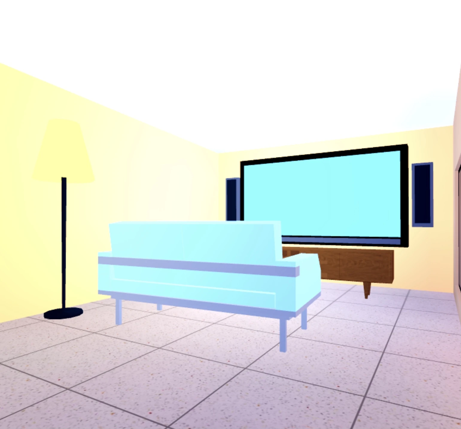 Some pictures of a house design I made on Jailbreak after reaching lvl ...