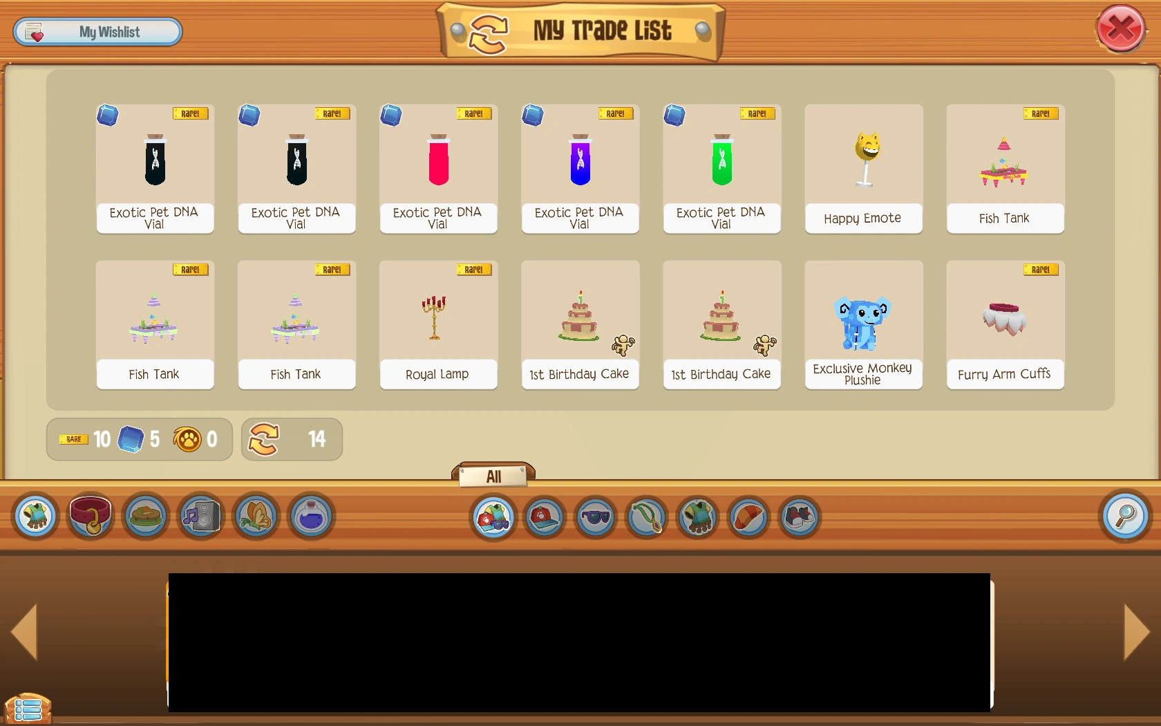 trading some small den stuff up, and red cuffs- | Fandom