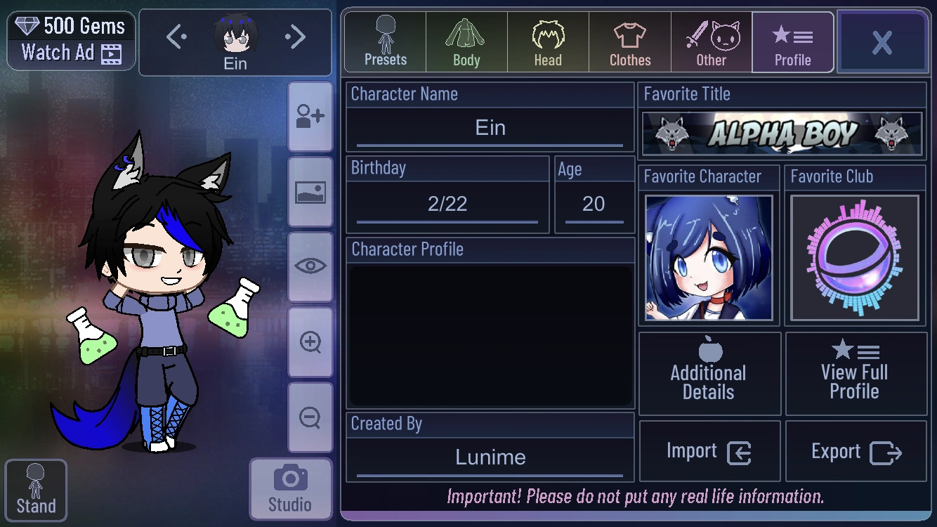 Gacha club part 1: Ein!! | Fandom