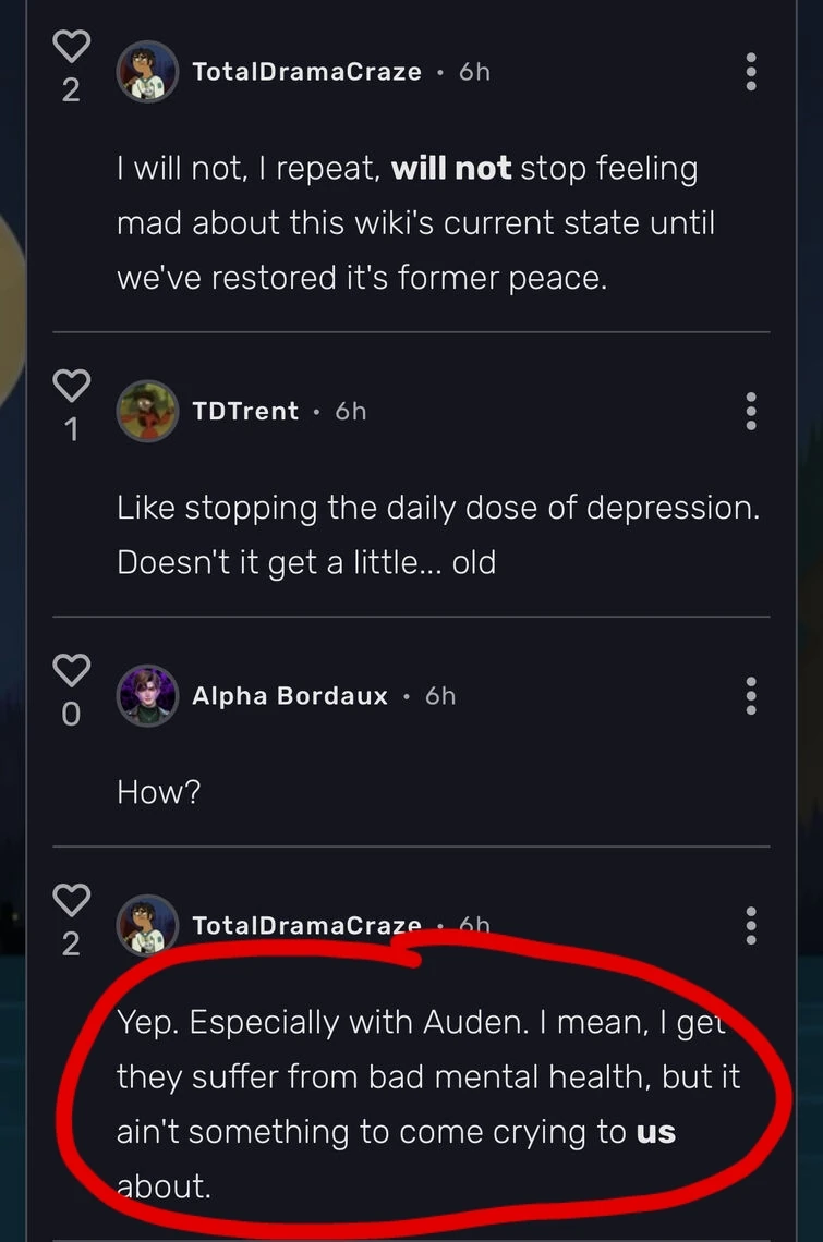 An apology. | Fandom