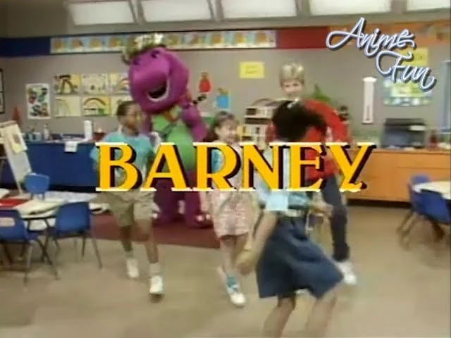 Since all the dubbings of Barney & Friends haves the same intro ...