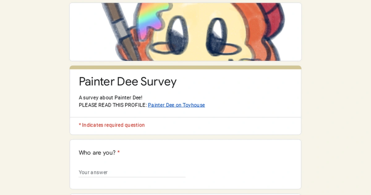 PAINTER DEE SURVEY | Fandom