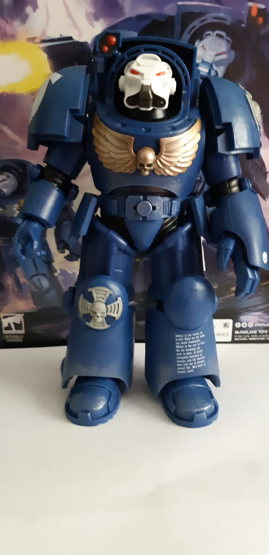 As promised, a picture of my Ultramarines Terminator! | Fandom