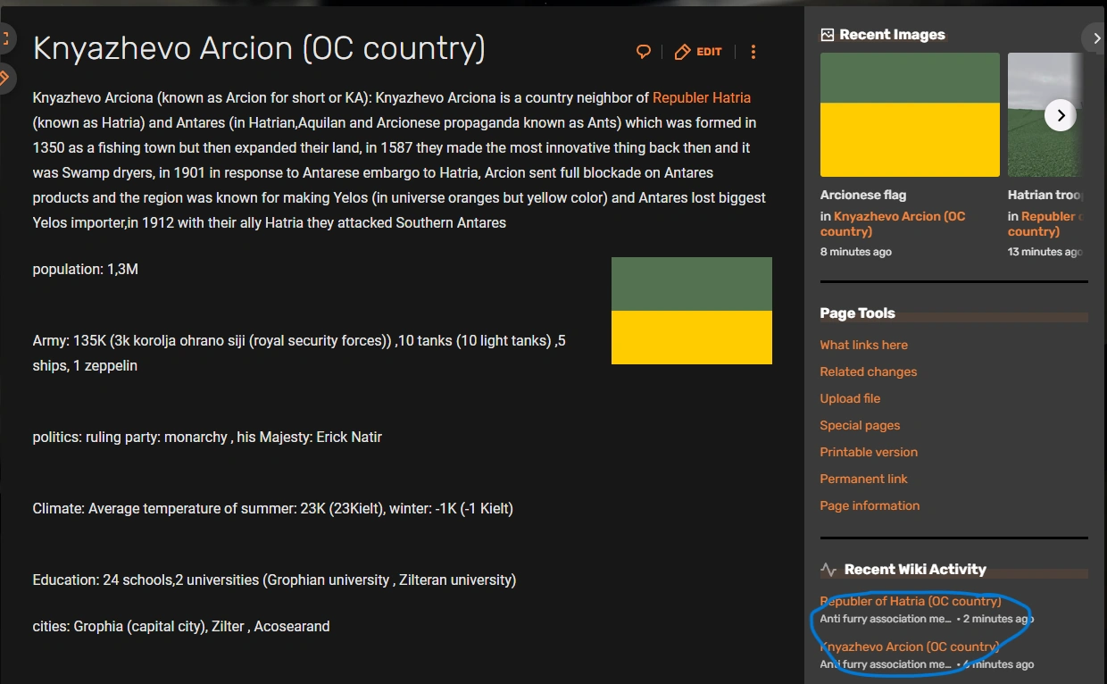who the hell adding fan lores | Fandom