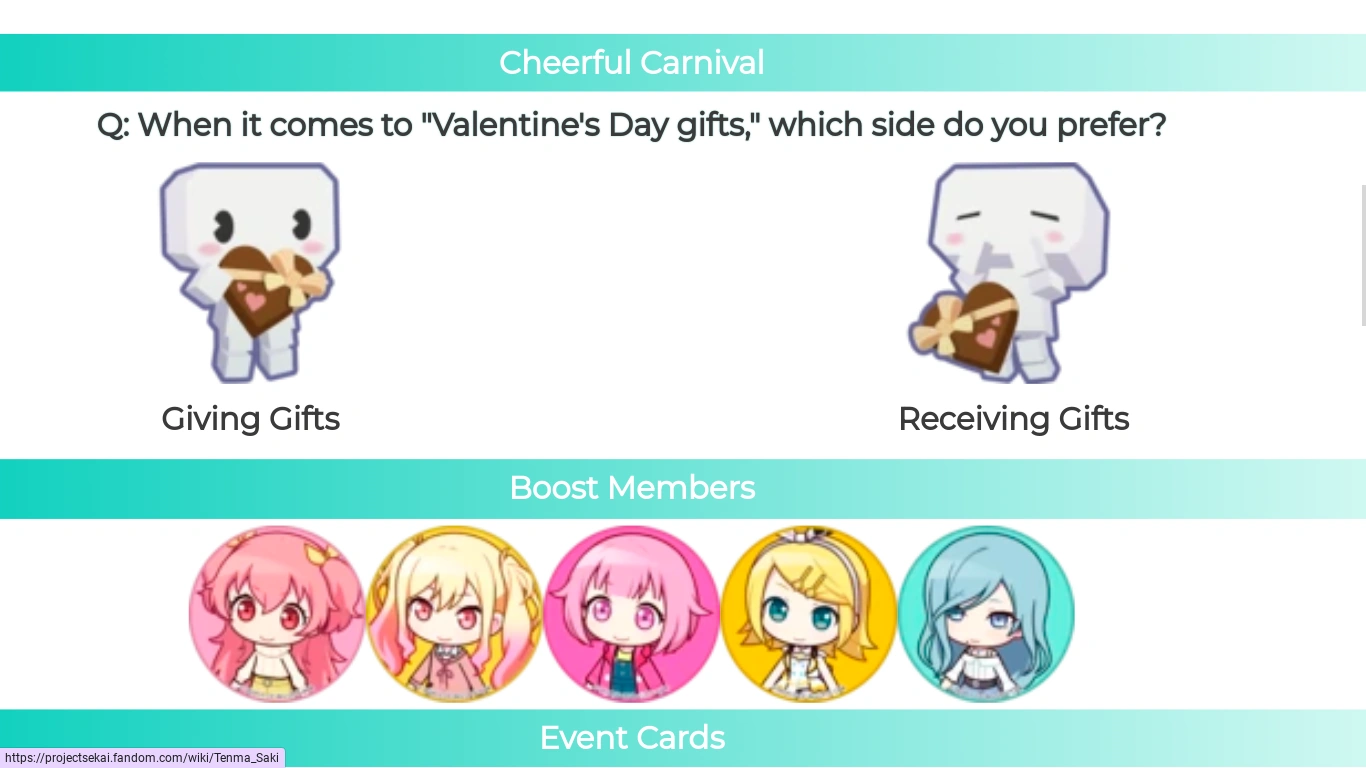 Which team won last year for the operation secret valentine event? | Fandom