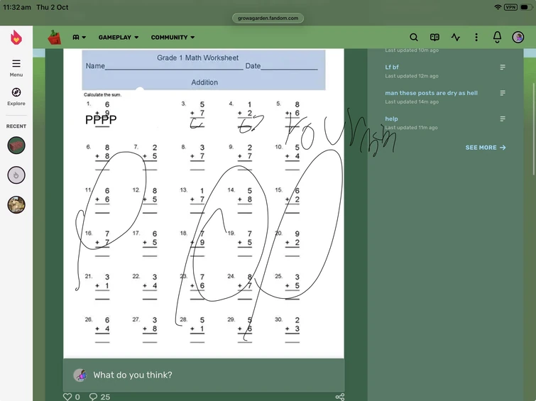 Do my math homework, otherwise I will Tell On You. | Fandom