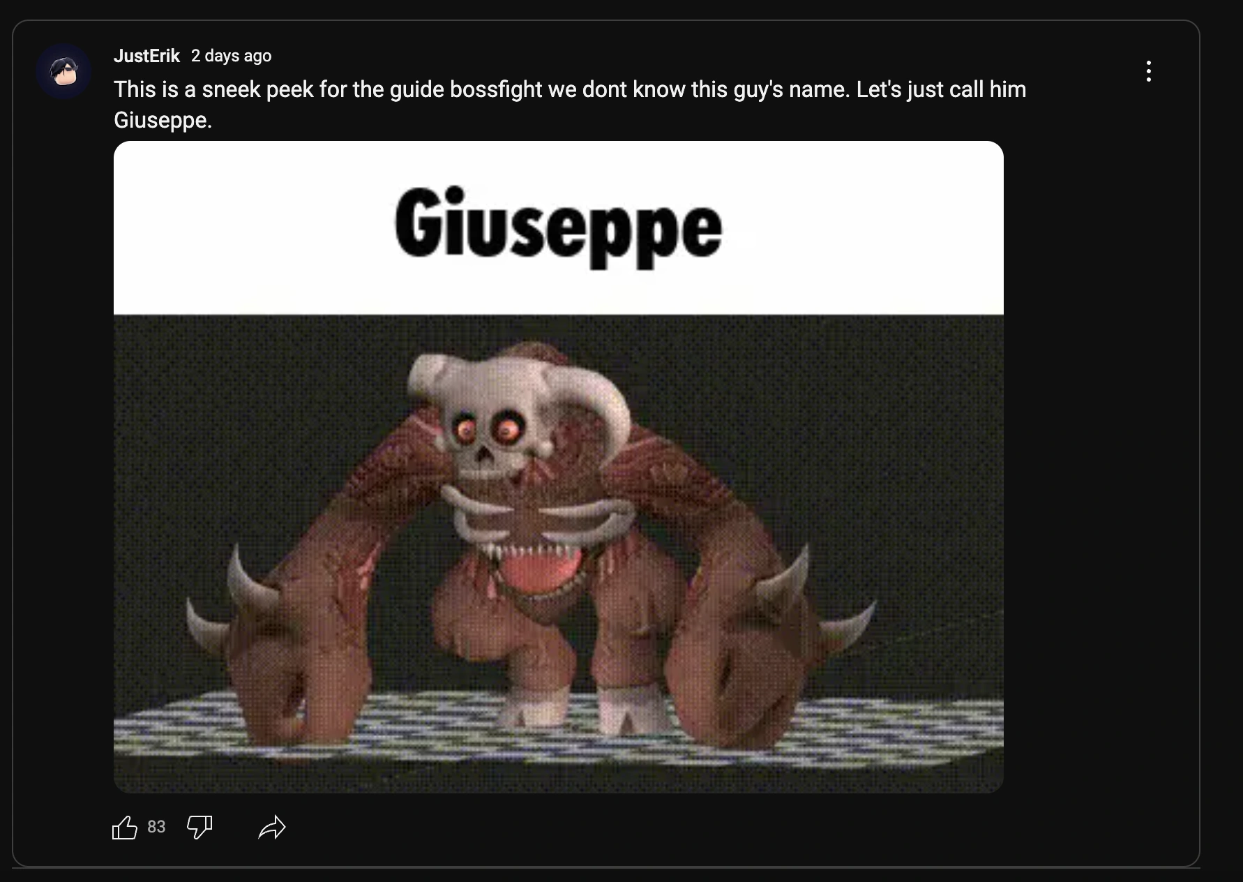 Spread the word - Its name is Giuseppe | Fandom