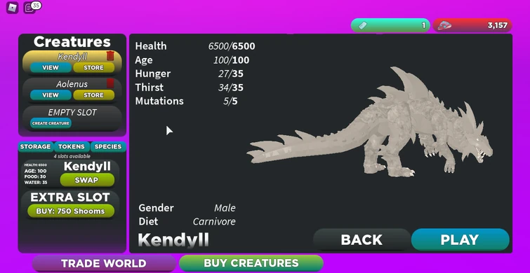 Selling stored Kendyll skins | Fandom