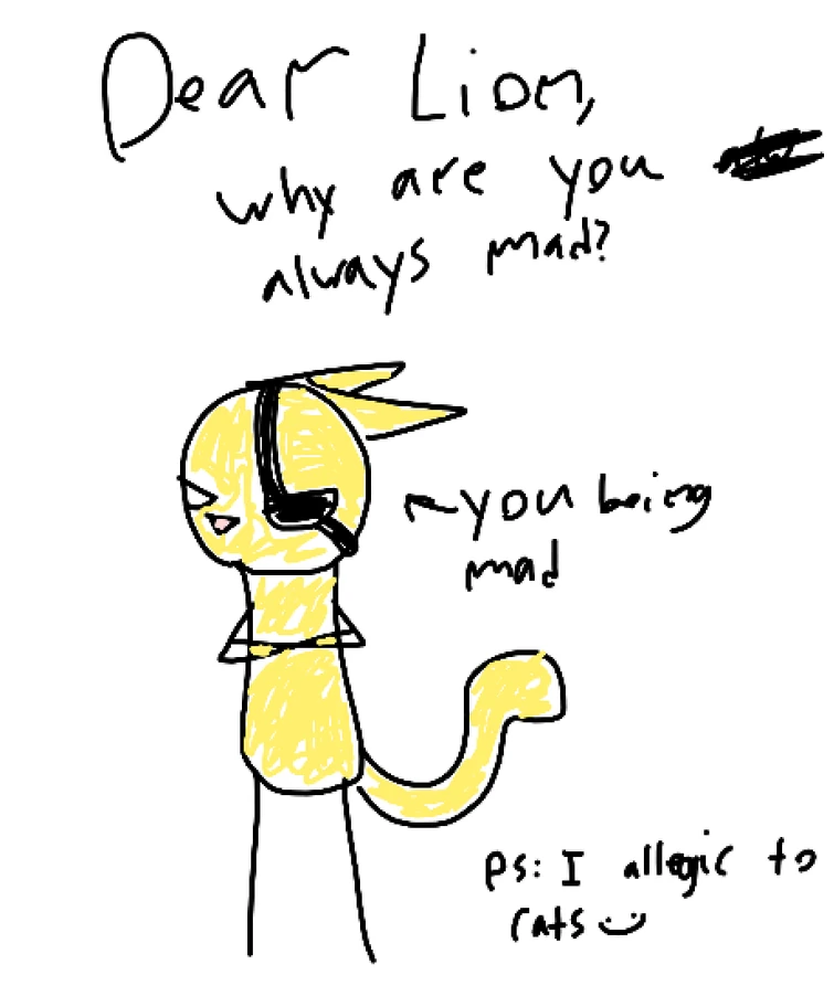 “Hmph. Why did that kid write that last part?…” -🪷🐱⚡️ | Fandom