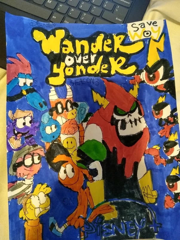 I Did Made my Drawing of Wander Over Yonder Season 3 on Disney+ 2021 ...