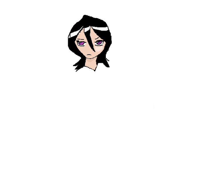 Rukia but shes horribly drawn on digital and Paint 3D | Fandom