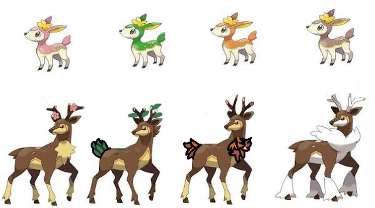 Redesigning pokemon with no gender differences part 1 Sawsbuck | Fandom