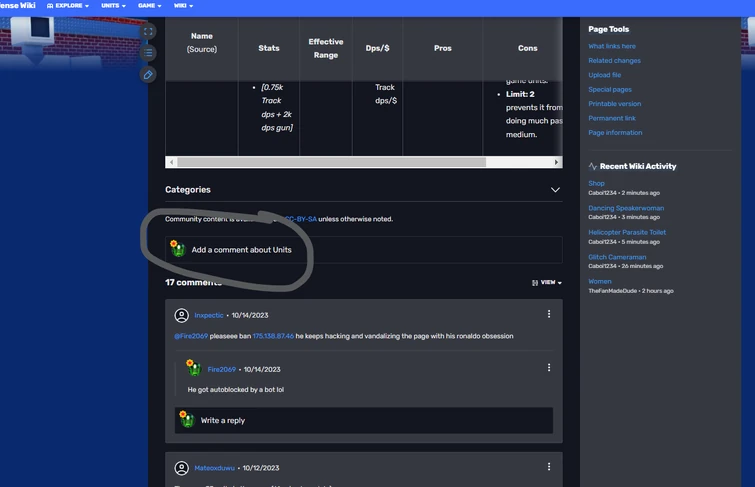 how do i add a comment to a page | Fandom