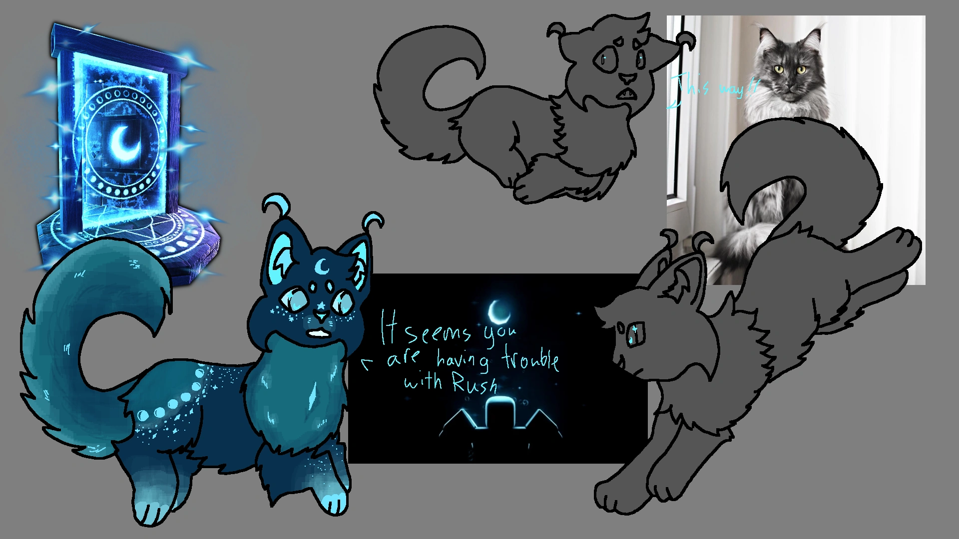 Drawing entities as cats part 2.5: Guiding Light | Fandom