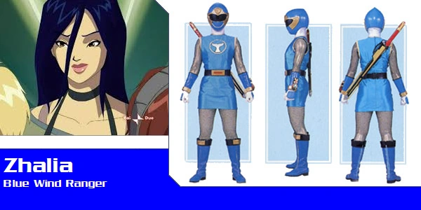 Zhalia Moon as Blue Wind Ranger | Fandom