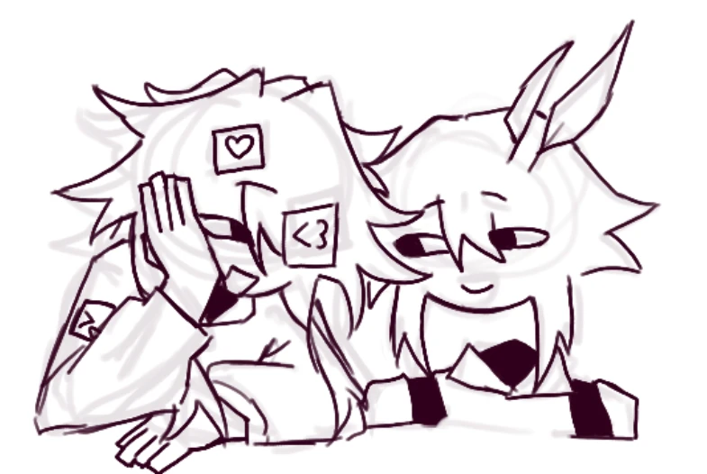 I drew my son again rhehsba (Also drew Engel in this one!) | Fandom