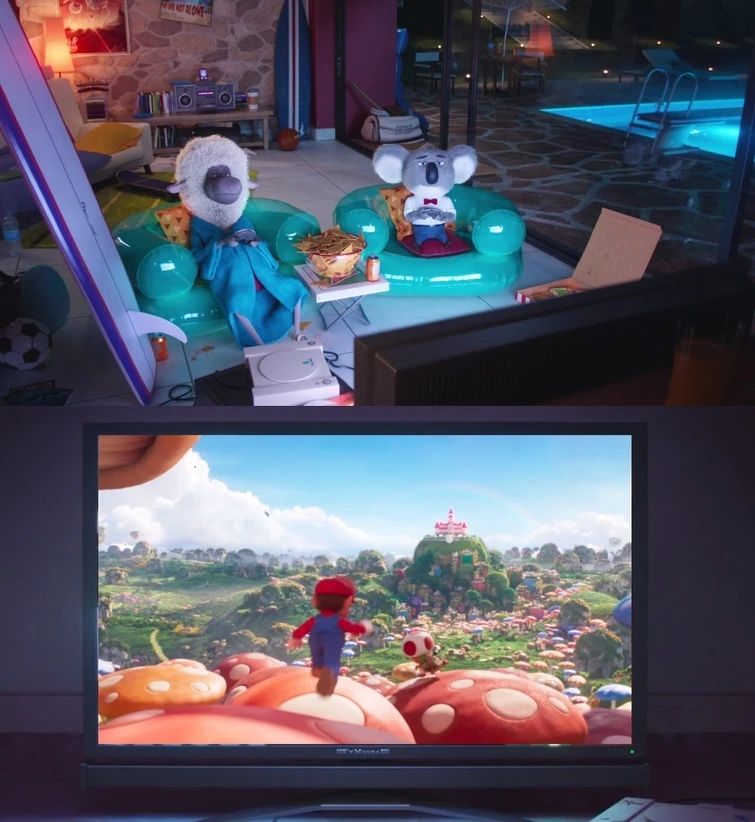 Buster and Eddie playing Super Mario Bros. game | Fandom