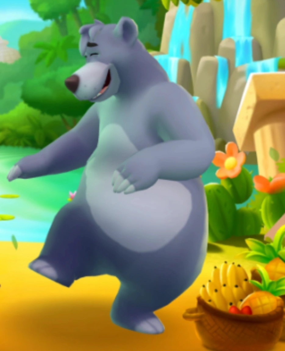 Baloo dancing in Disney solitaire | Fandom