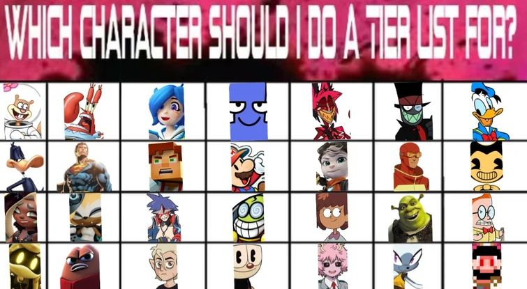 Which Character should i do a Tier List for? | Fandom