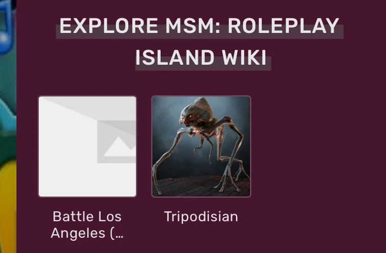 Discuss Everything About MSM: Roleplay Island Wiki | Fandom