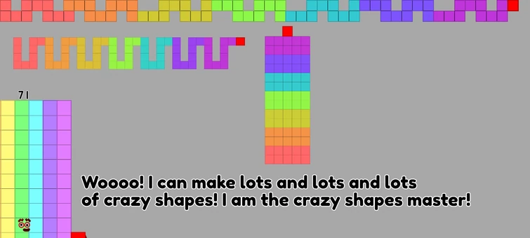 Seventy-One can make a lot of arrangements and is a Crazy Shapes Master ...