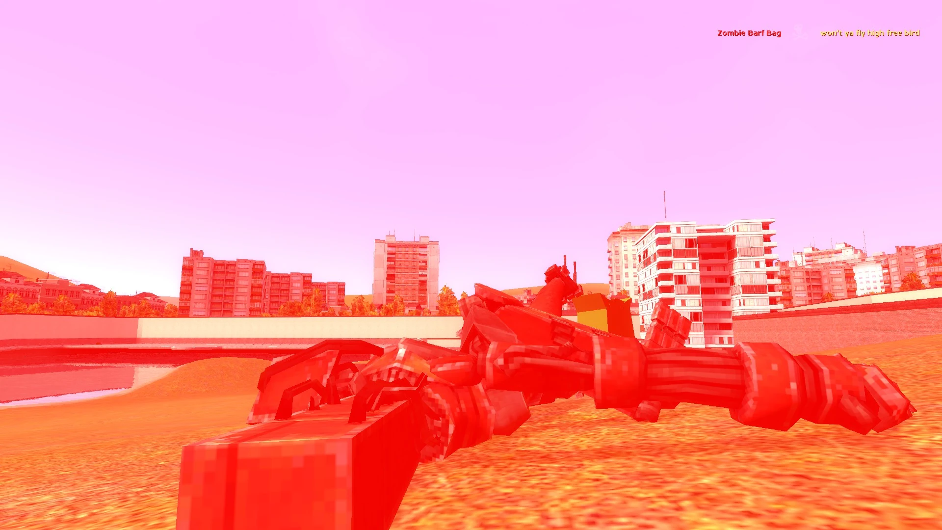 there's a really cool zombie barf bag addon omg | Fandom