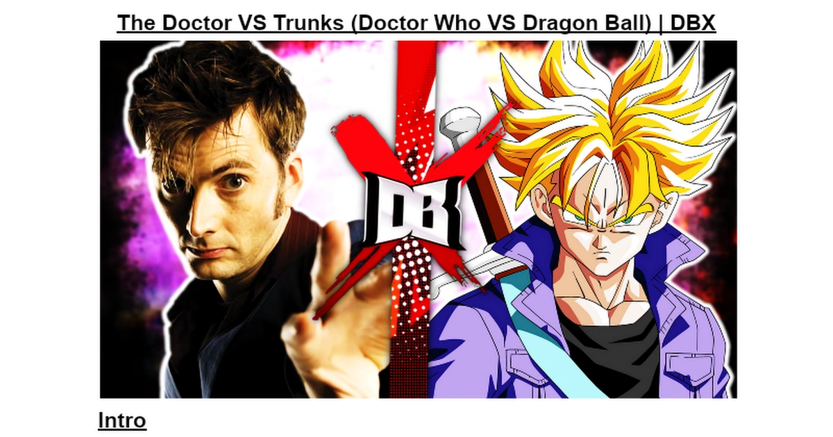 My first DBX in a little while is done. Go check it out! (If you want ...