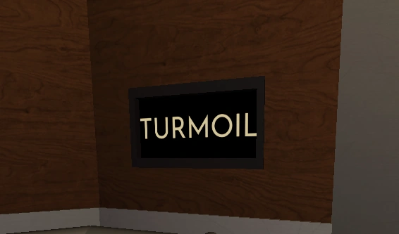 Dumb question: does anybody know why the floor count sometimes says "TURMOIL"? | Fandom