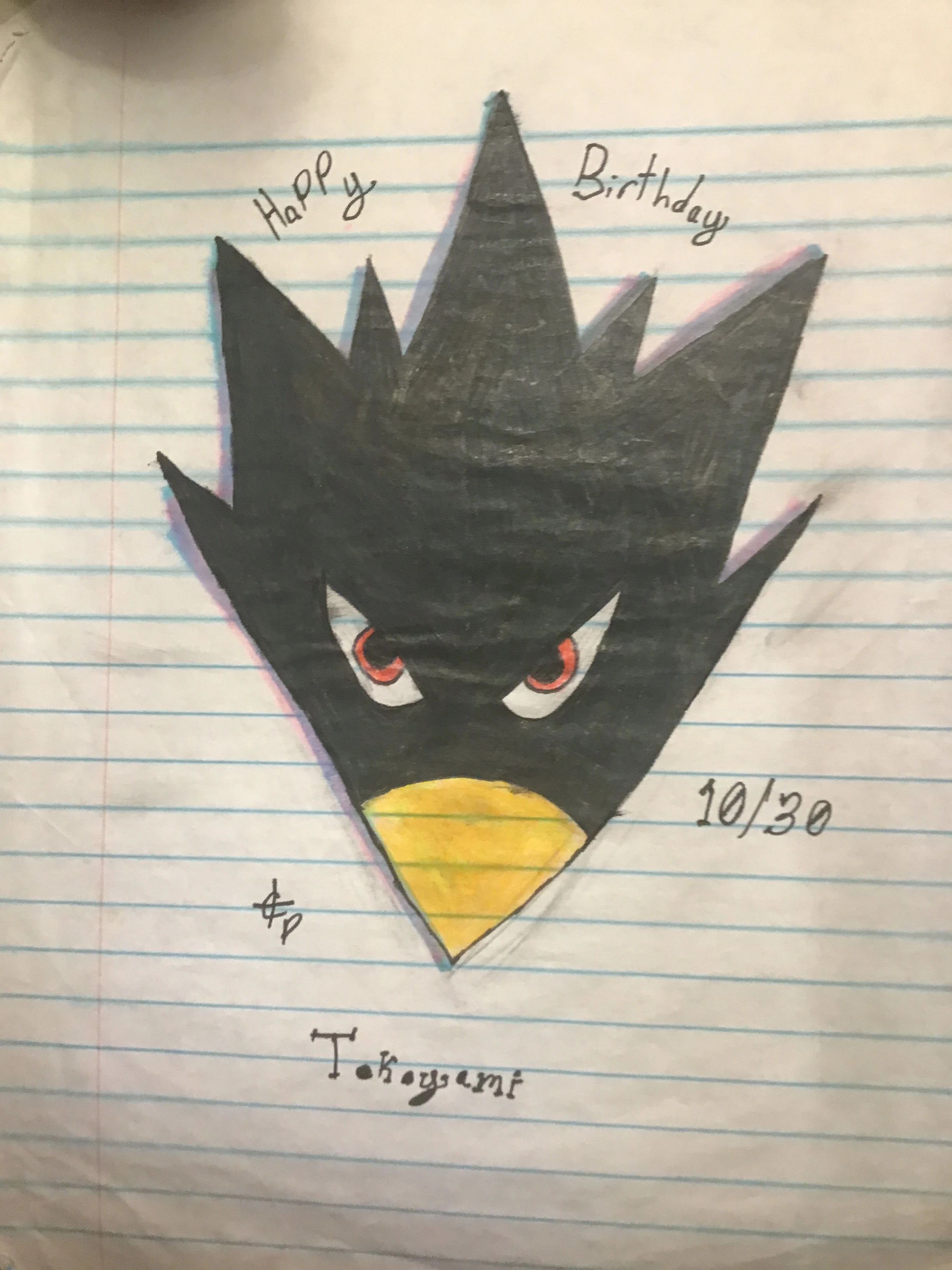Happy birthday Tokoyami! | Fandom