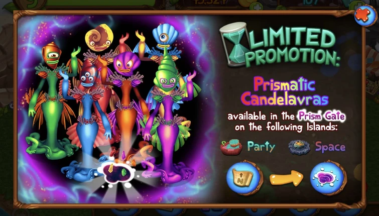 candelavra on sale and available in the prism gate - dof | Fandom