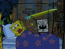 Doodlebob voice is annoying.I like both his episodes but his voice ...