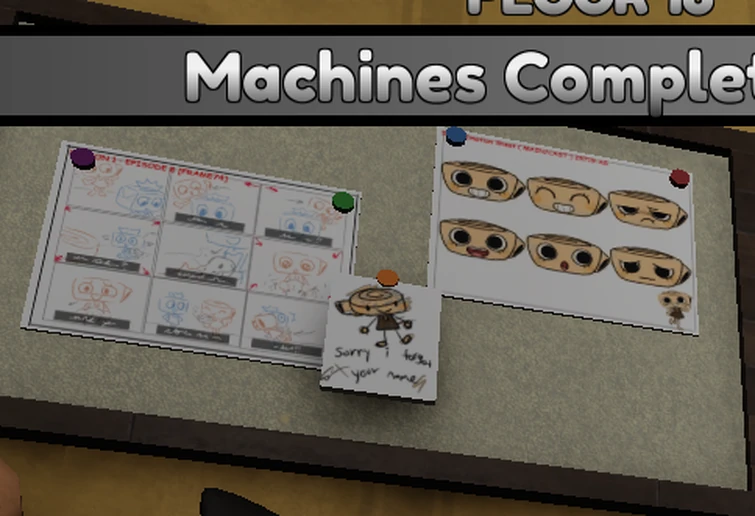 Shelly Map corkboard screenshot | Fandom