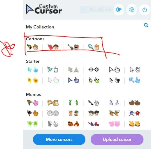 I GOT EDDSWORLD CURSORS FOR THE CURSOR EXTENTION ON MY BROWSER ...