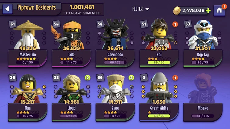 All my ninjago heroes in lego legacy | Fandom