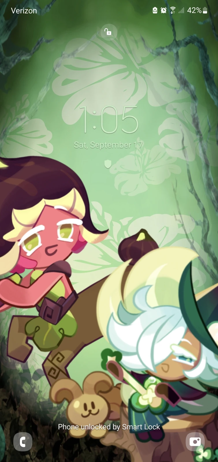 so um hey who extended her obsession and made some crk wallpapers 😃 ...