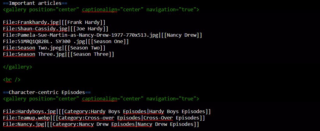 Adding Category Links to Gallery | Fandom