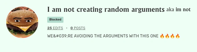 The Krabby Patty man got Globally blocked! | Fandom