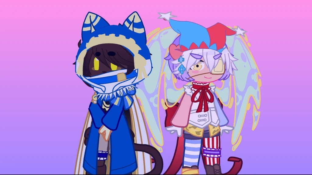 Magolor and Marx Gijinka designs in Gacha Club! (Bonus boss forms too ...