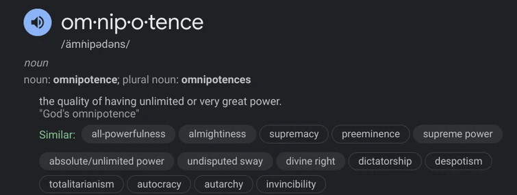What would you guys do if you had omnipotence? | Fandom